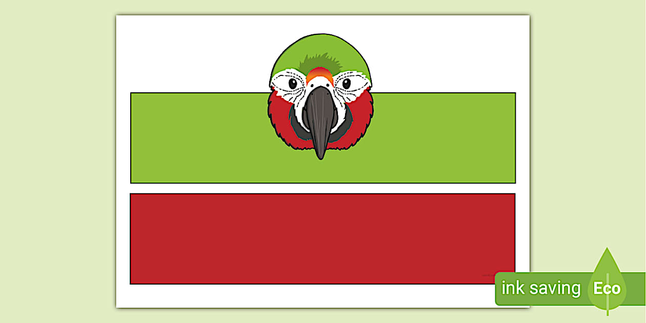 Parrot Role-Play Headband - Twinkl - EYFS - KS1 - Twinkl