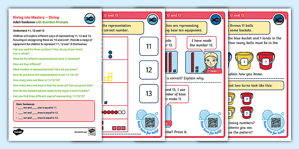 👉 Year 1 Diving into Mastery: Step 3 Understand 11, 12 and 13