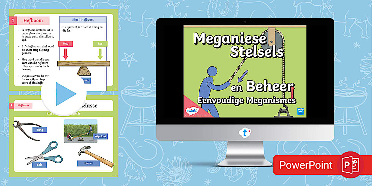 Meganiese Stelsels en Beheer-Eenvoudige Meganismes PowerPoint