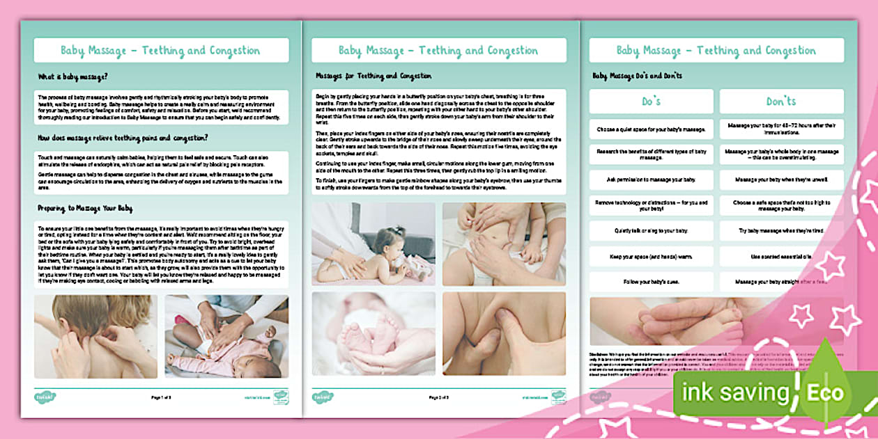 Baby Massage For Teething & Congestion | Parents Guides