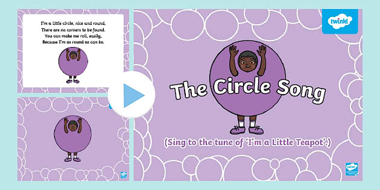 Circle Song PowerPoint - Toddler Running Around In Circles