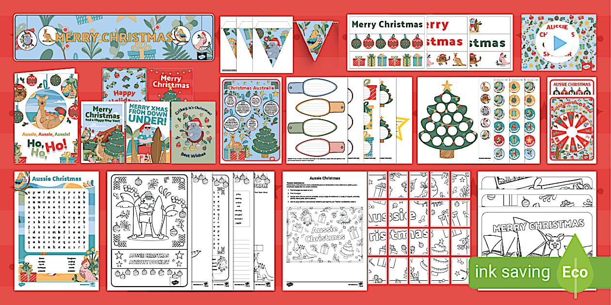Aussie Christmas F-2 Mega Resource Pack - Twinkl