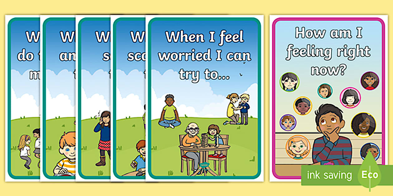 Emotions Question Display Posters (teacher made) - Twinkl