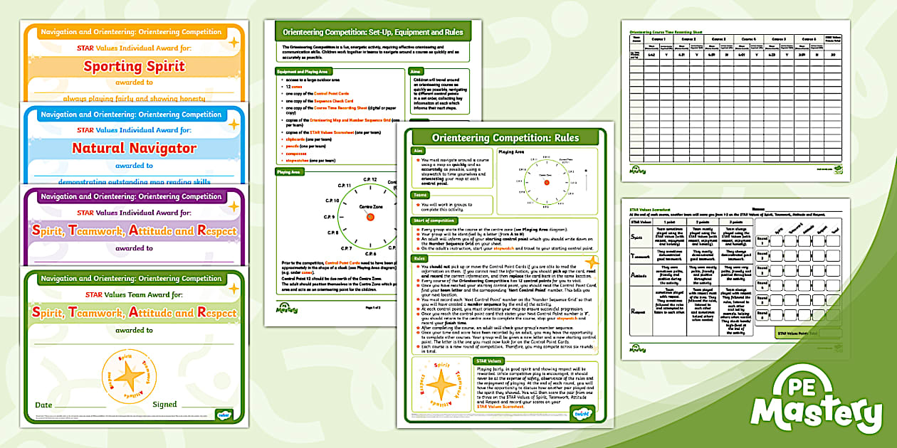 PE Mastery: Navigation and Orienteering Competition Pack