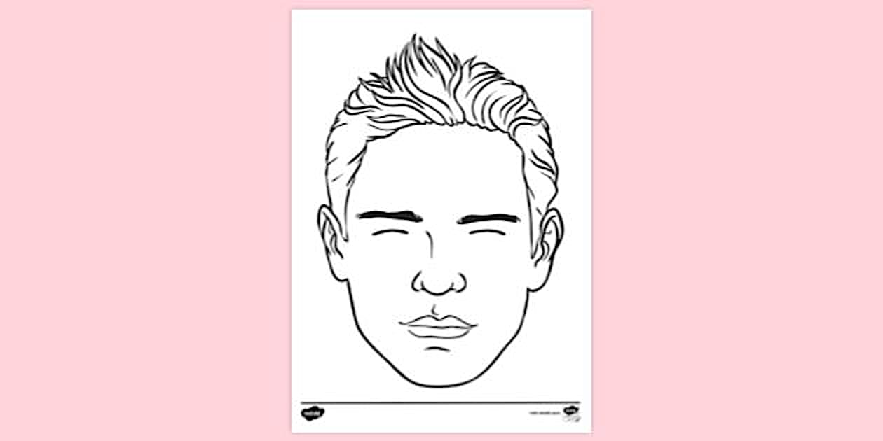 Face Colouring Page | Colouring Sheets (teacher made)