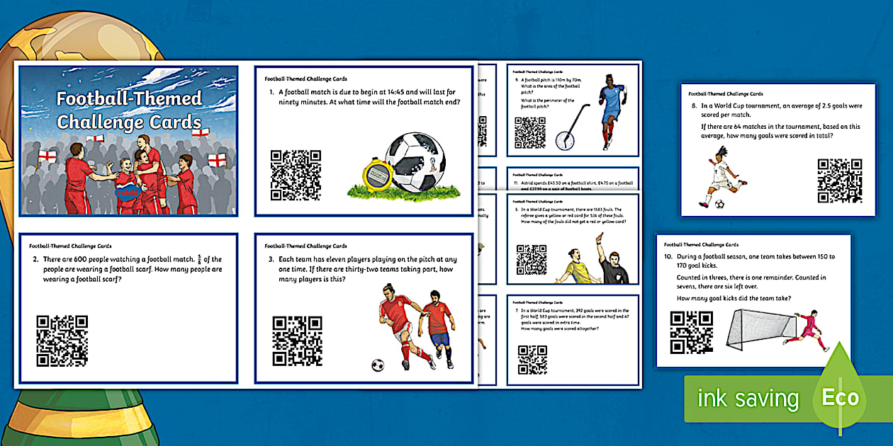 LKS2 The World Cup Maths QR Code Hunt Activity - Twinkl