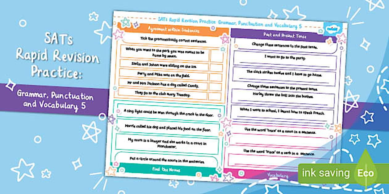 SATs Rapid Revision: Grammar, Punctuation and Vocabulary 5