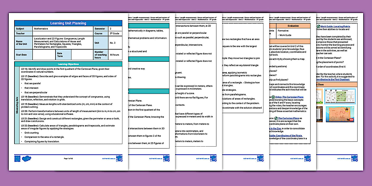 Planning | Mathematics | Grade 5 | Measurement - Twinkl