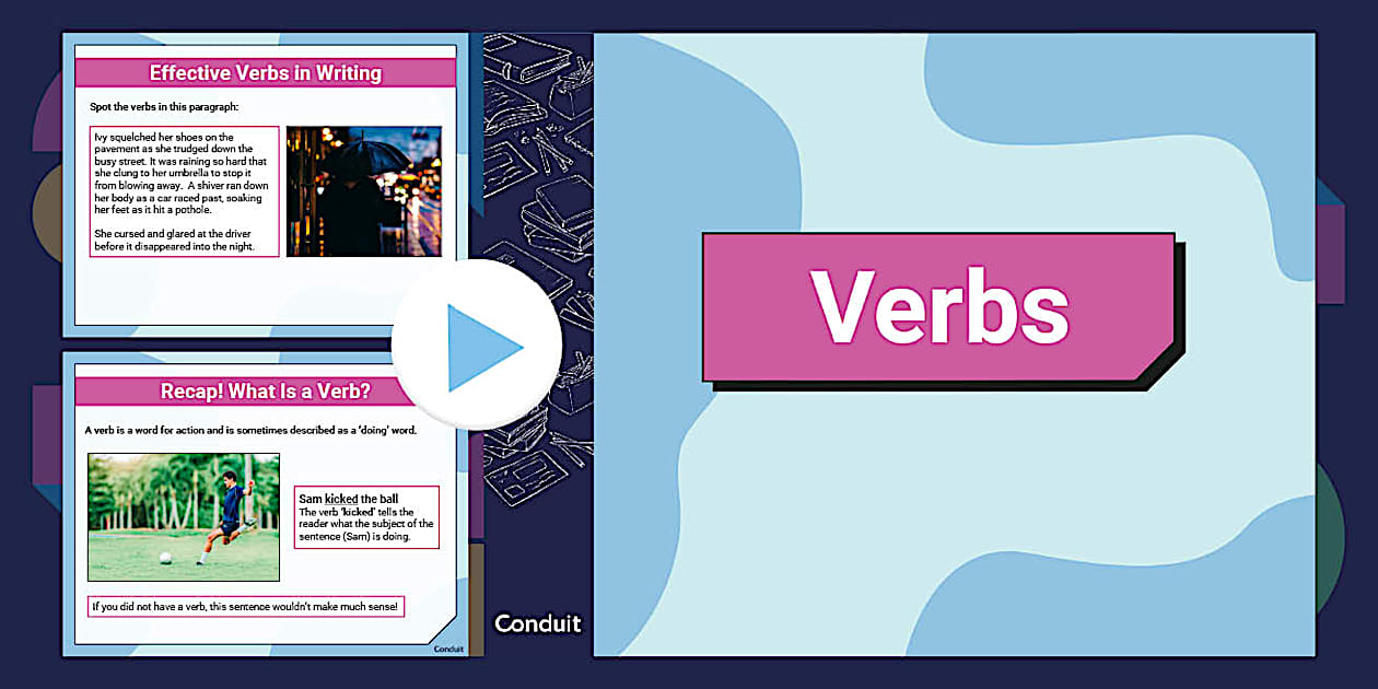 Literacy Lesson: Verbs (teacher made) - Twinkl