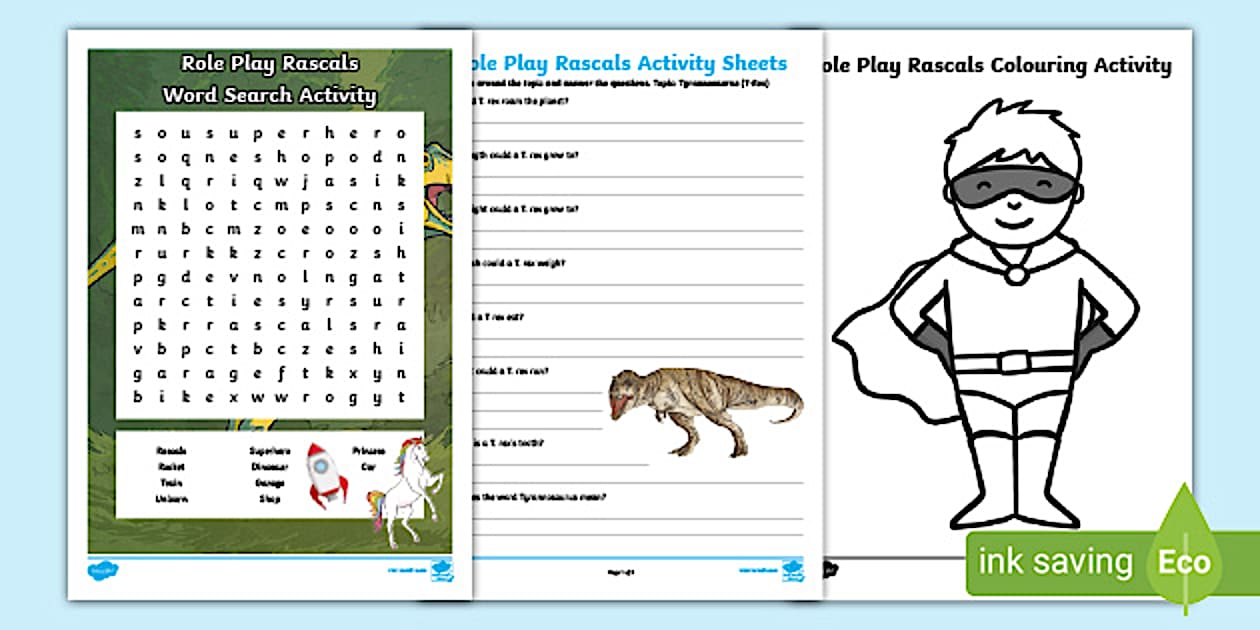 Role Play Rascals Activity Pack - Resources (Teacher-Made)