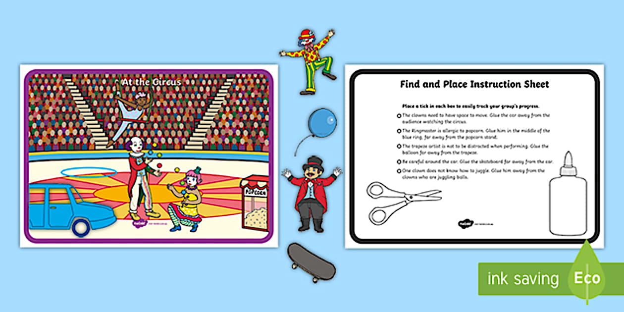 QLD At the Circus Can You Find...? Poster and Prompt Card Pack