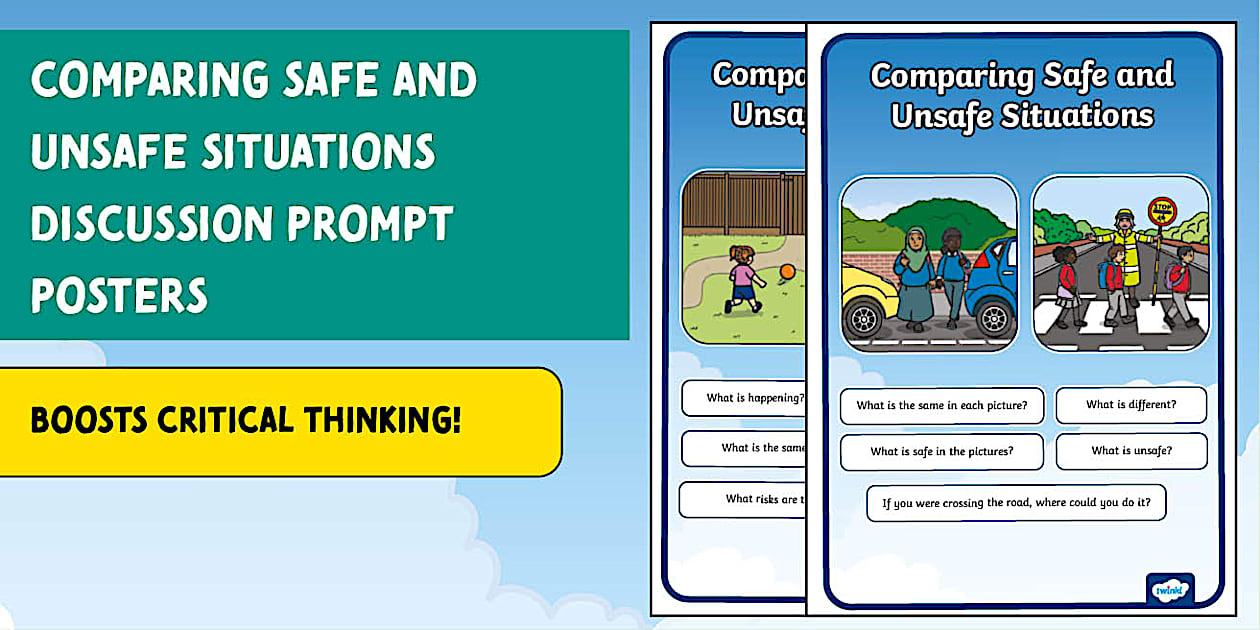 Foundation Phase Life Skills - Comparing Safe and Unsafe Situations ...