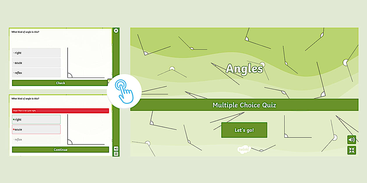 👉 Angles Interactive Quiz (Teacher-Made) - Twinkl