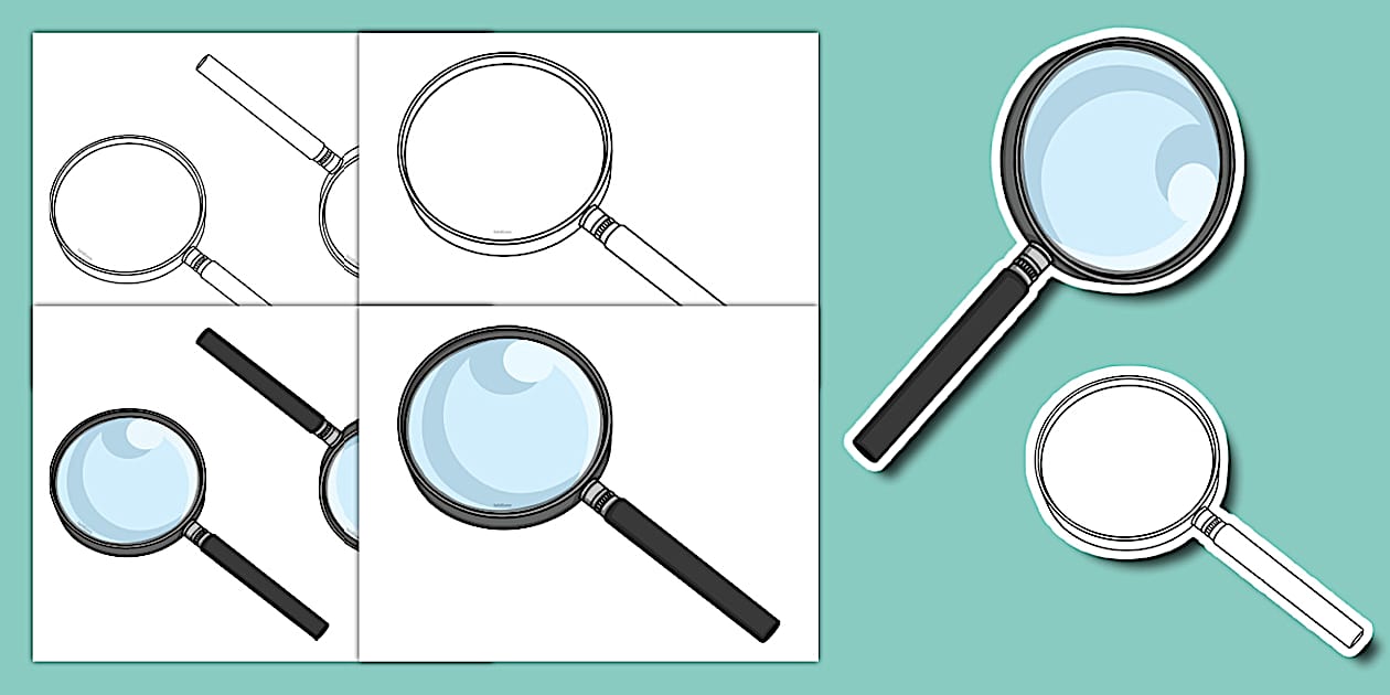 Magnifying Glass Dramatic Play Cutout (teacher made)