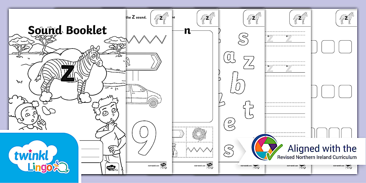 z Initial Letter Activity Book (teacher made) - Twinkl