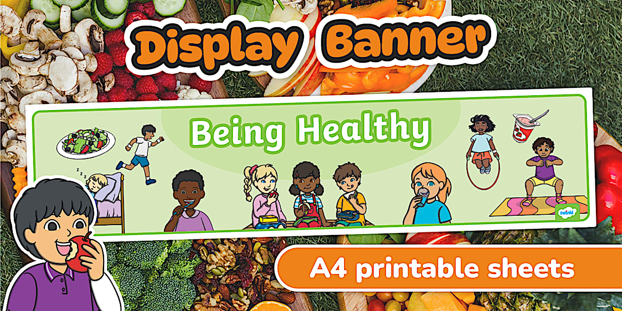 👉 Being Healthy Display Banner