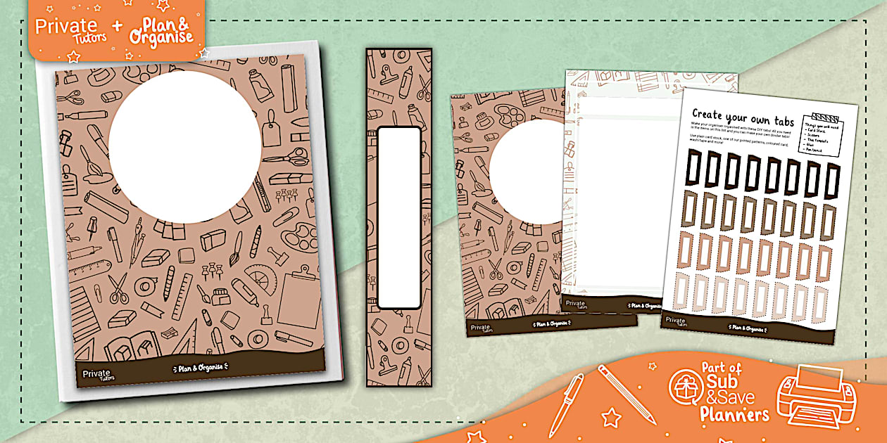 Private Tutors | Stationery Supplies | Personalised Binder Pack