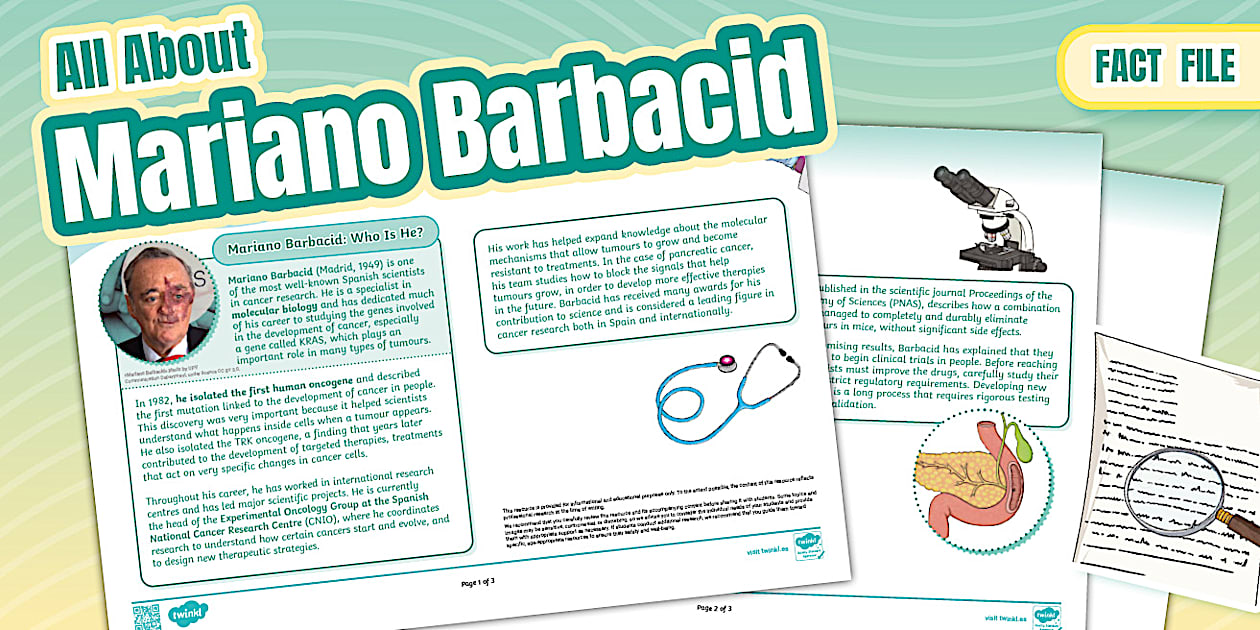 Fact file: All About Mariano Barbacid
