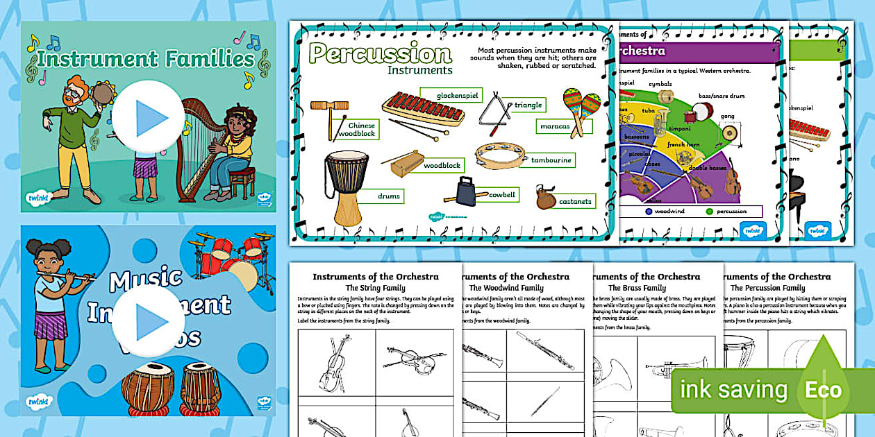 Musical Instruments Resource Pack - Grade 6 - Twinkl