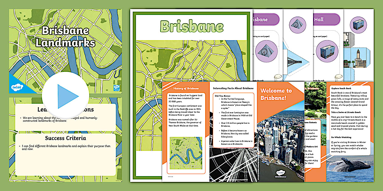 Brisbane Landmarks Pack | HASS | Twinkl (teacher made)