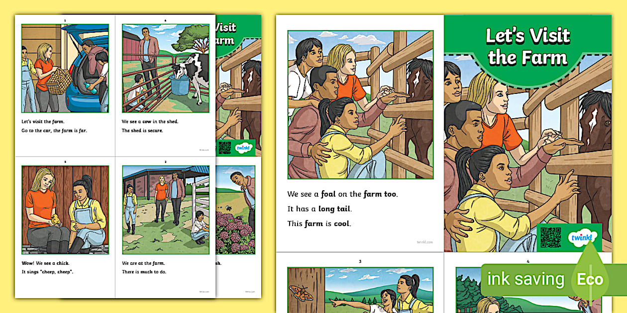 ESL Phonics Mini-Reader: Let's Visit the Farm [Teens, A1]