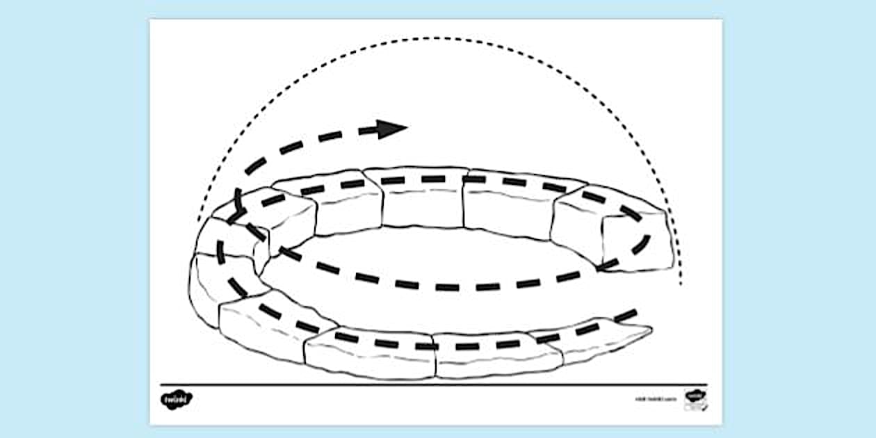 Igloo Start Colouring Sheet | Colouring Sheets - Twinkl