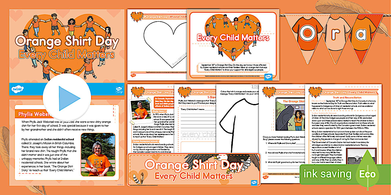 FREE! - Orange Shirt Day Activities | Orange Shirt Day Activity
