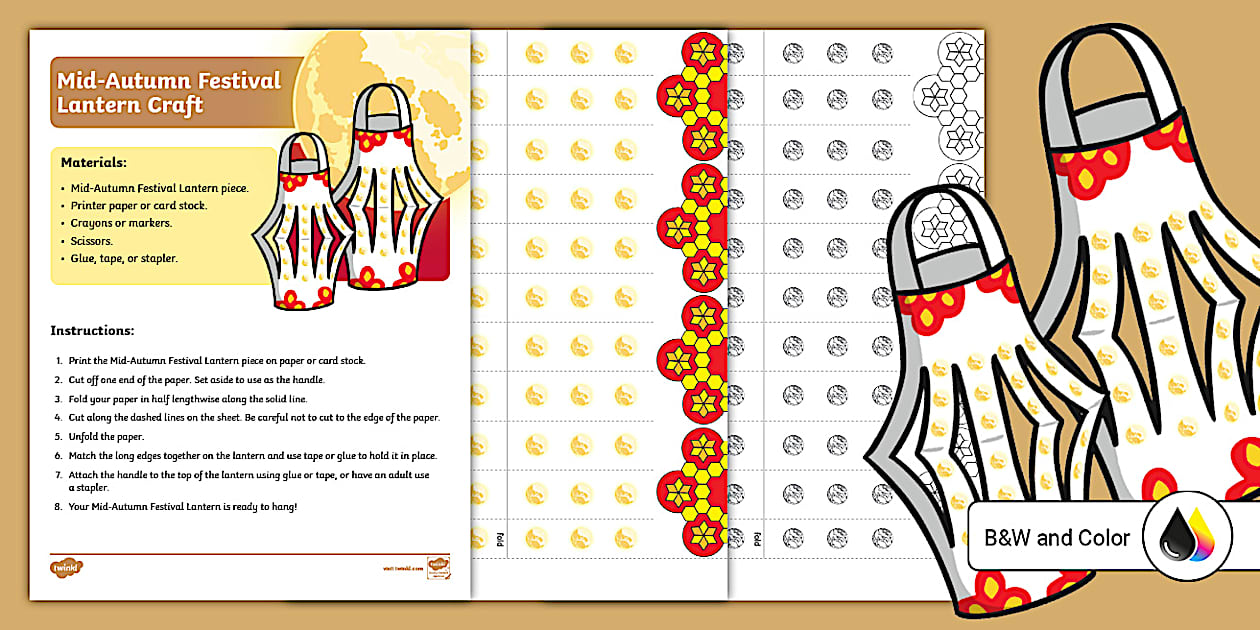 Mid-Autumn Festival Lantern Craft Activity