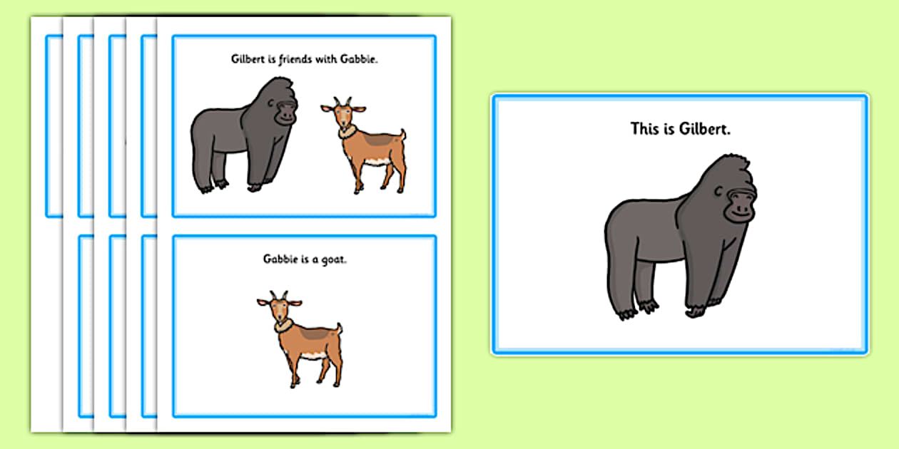 Editable Initial g Story (teacher made) - Twinkl