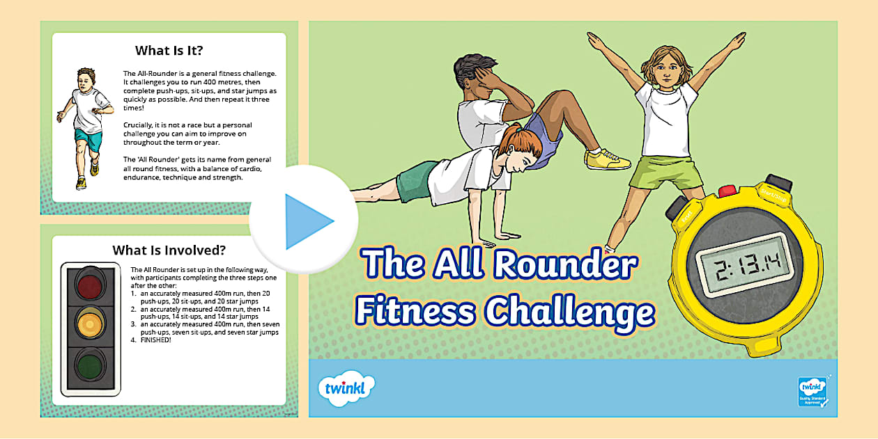 The All-Rounder Fitness Challenge - Explanation PowerPoint