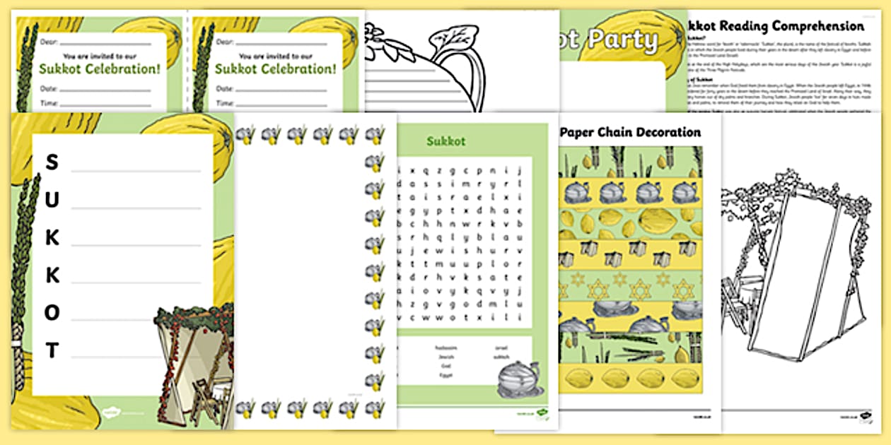 KS1 Sukkot Activities Pack (teacher made) - Twinkl
