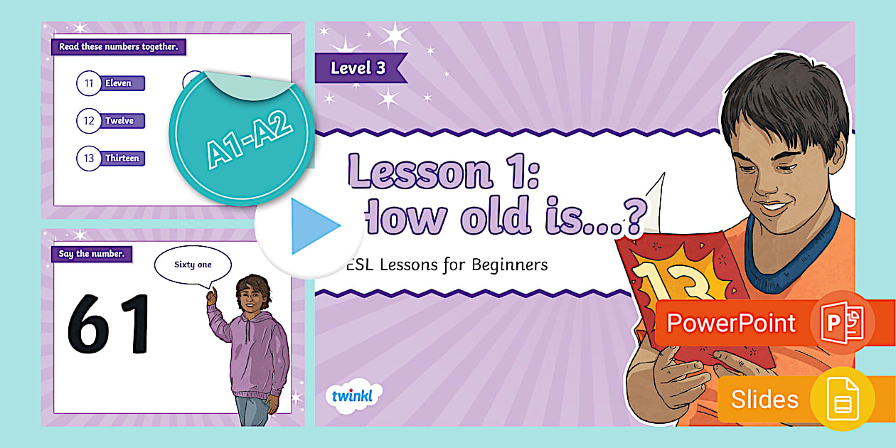 FREE! - ESL Curriculum Level 3, Lesson 1 - Twinkl