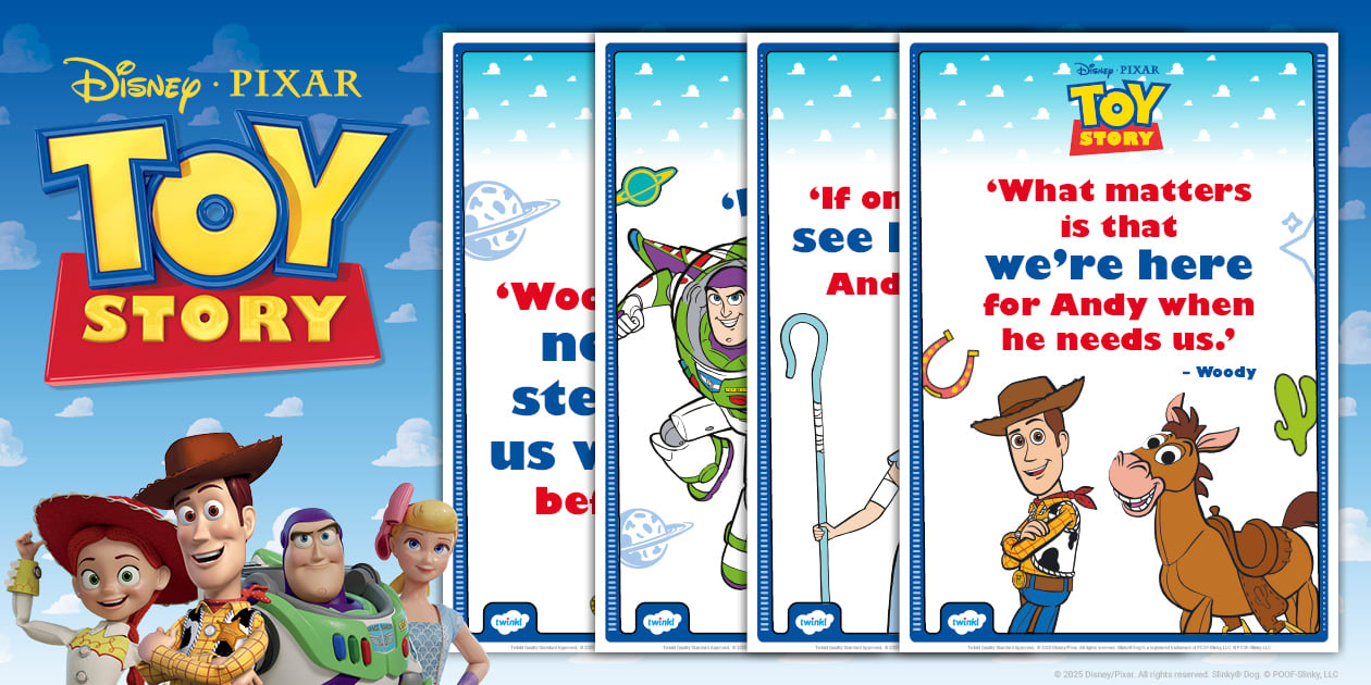 Toy Story Posters | Disney Pixar | Twinkl Display Materials