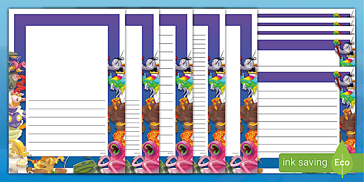 Twinkl Champion Cards Page Border Pack