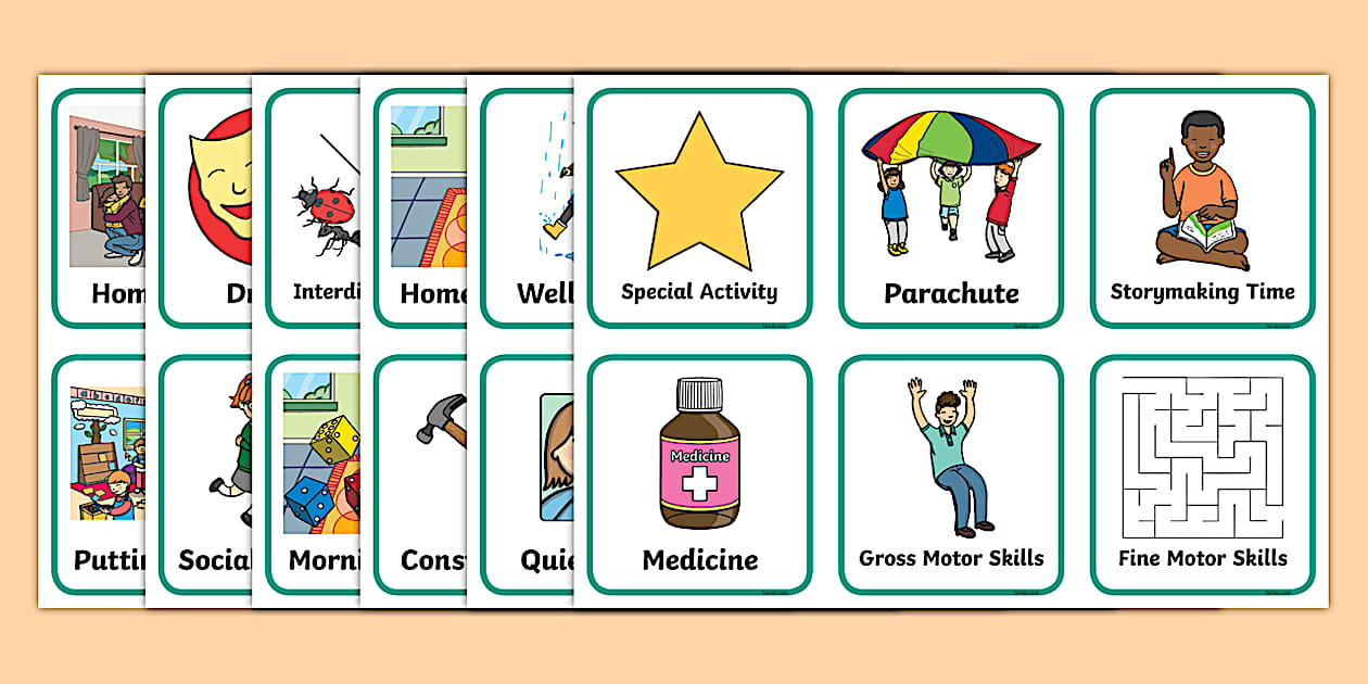 Additional Visual Timetable Cards (teacher made) - Twinkl