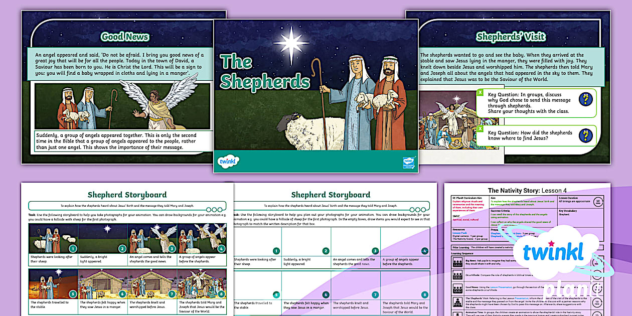 RE: The Nativity Story: Year 3 The Shepherds Lesson 4
