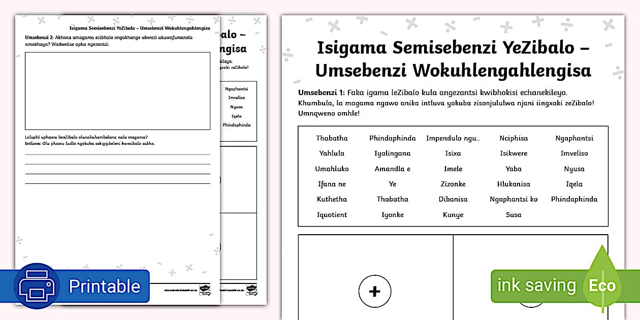 Isigama Semisebenzi YeZibalo – Umsebenzi Wokuhlengahlengisa