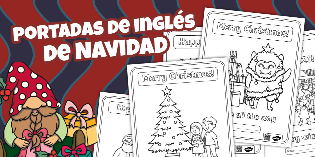 Portadas: Portadas de inglés de Navidad
