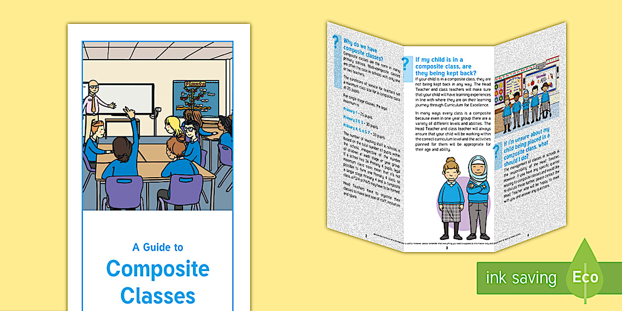 A Guide to Composite Classes Leaflet Adult Guidance - Twinkl