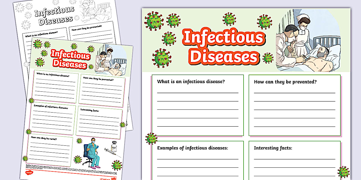 Infectious Diseases Fact File Template (teacher made)