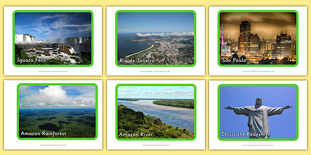 Brazil landmarks - Brazil Display Photos - Geography