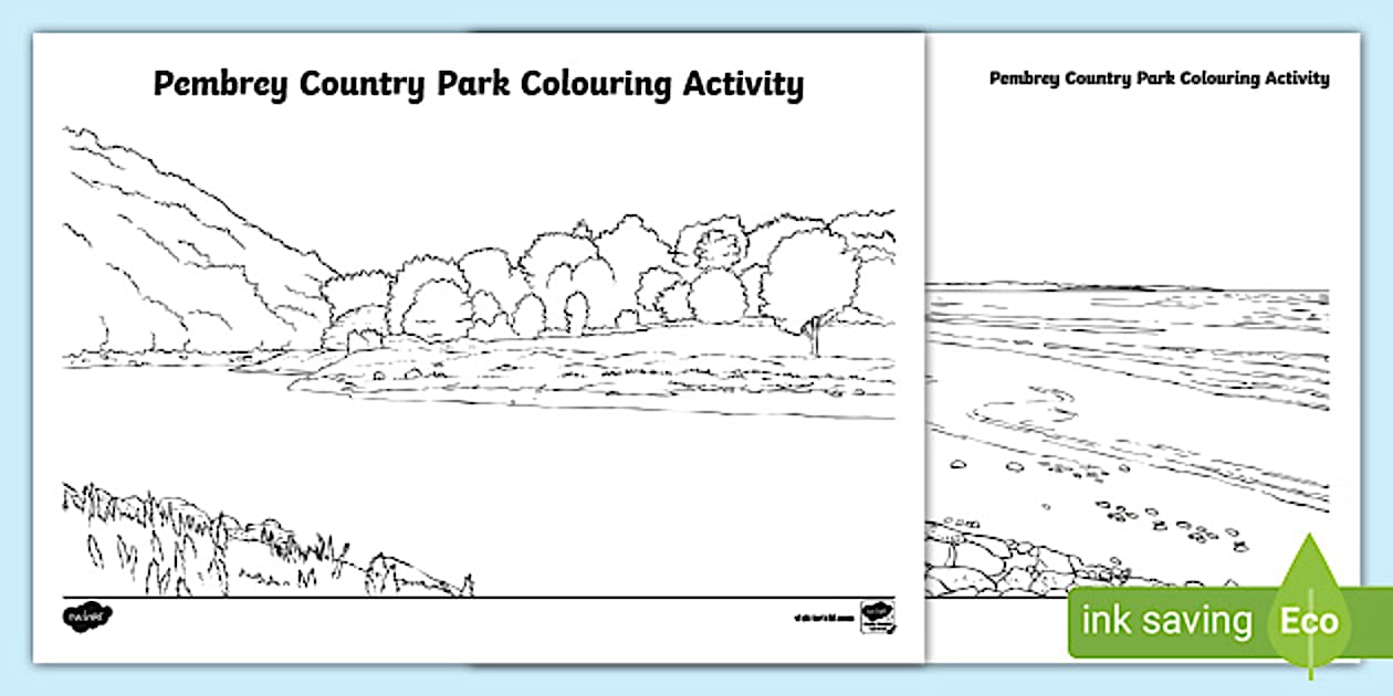 Pembrey Country Park Colouring Activity | Twinkl - Twinkl