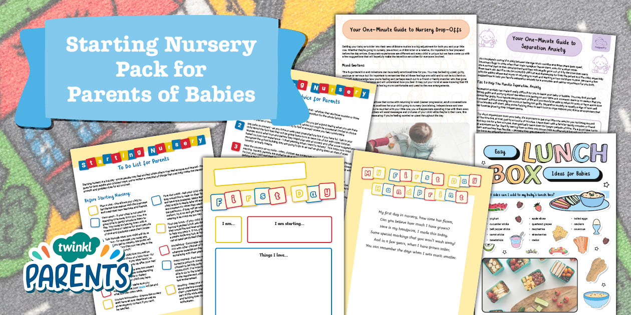Starting Nursery Pack for Parents of Babies (teacher made)