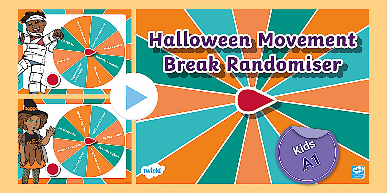 ESL Halloween Movement Break | 5-Minute ESL Games | Twinkl