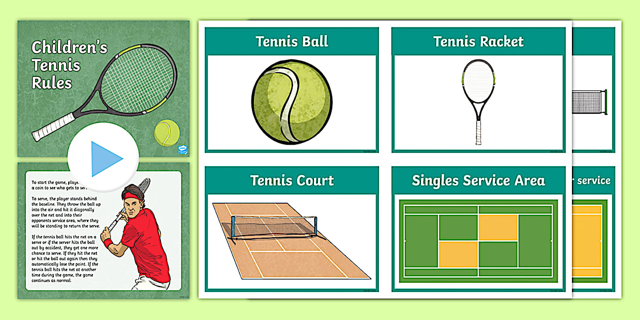 Tennis PowerPoint | Rules and Regulations | Twinkl - Twinkl