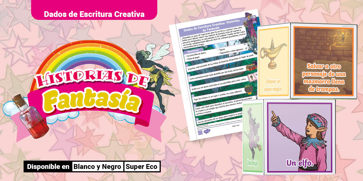 Dados | Escritura Creativa | Fantasía | 5° | 6° | 7° Básico