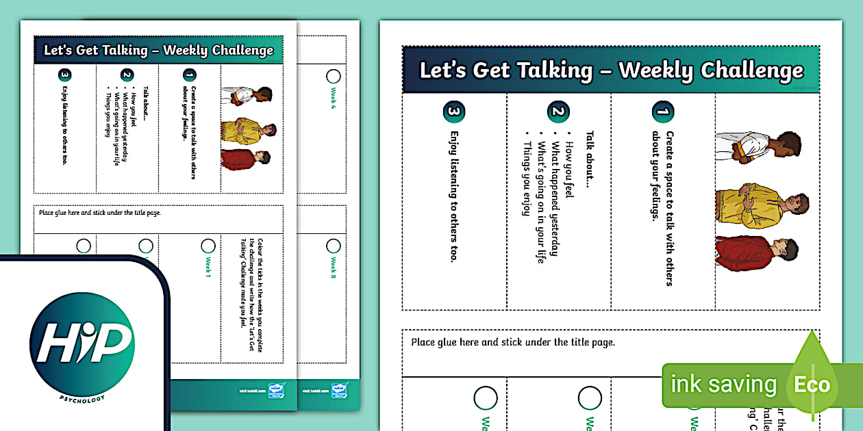 FREE! - Let’s Get Talking - Weekly Challenge - Twinkl