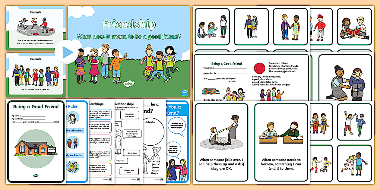 July Provision Being a Good Friend Resource Pack