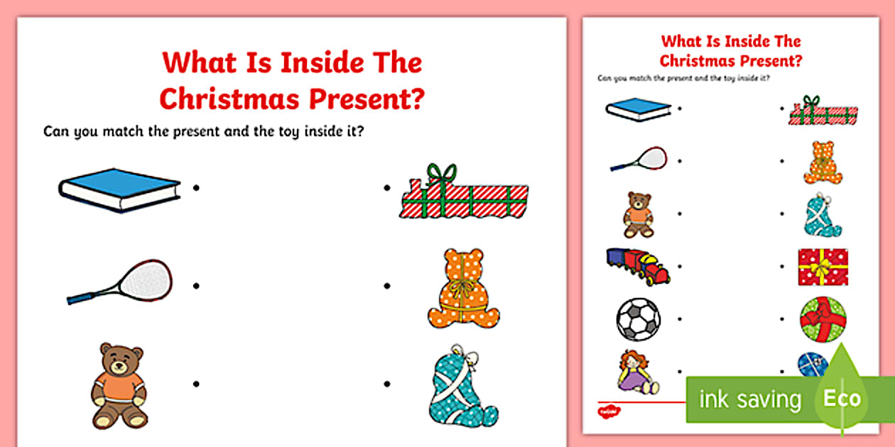 What is Inside the Christmas Present - Twinkl