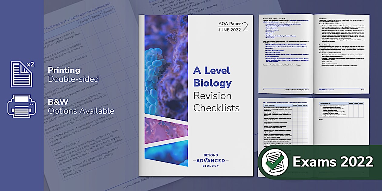 AQA A Level Biology Paper 2 Exam Guidance | Science | Beyond